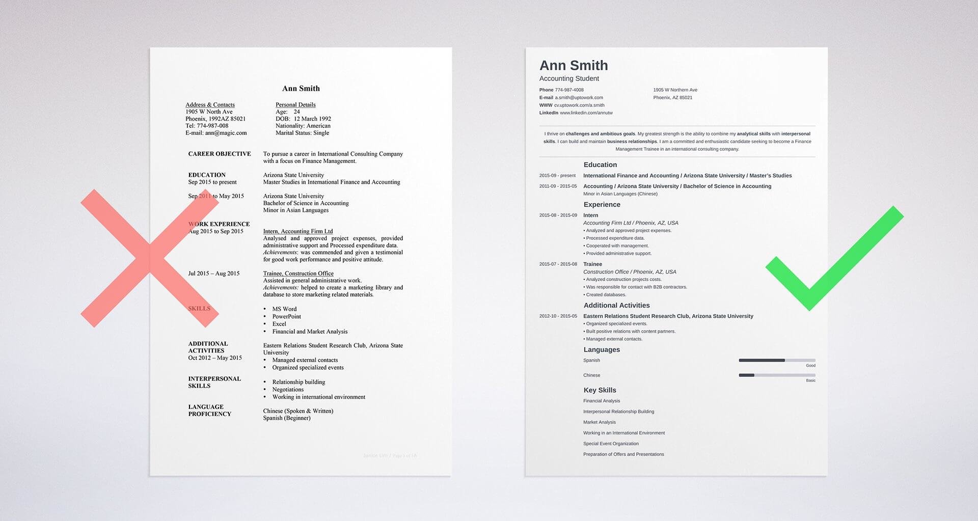 Three Things That Should Be Left Out Of Your Resume